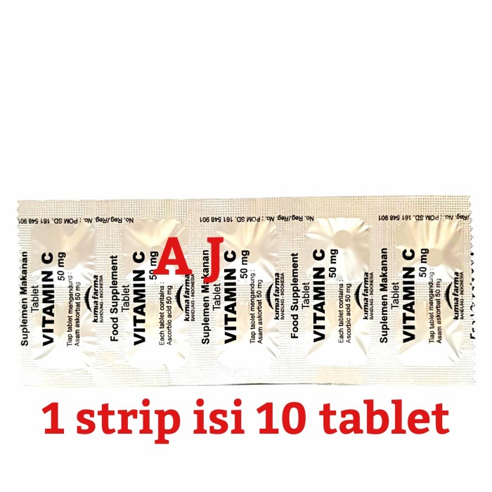 Jual VITAMIN C 50 MG KIMIA FARMA KHASIAT JOSS | Shopee Indonesia