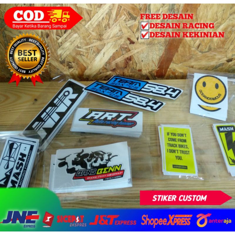 Jual stiker custom / stiker no start / stiker team / stiker komunitas ...