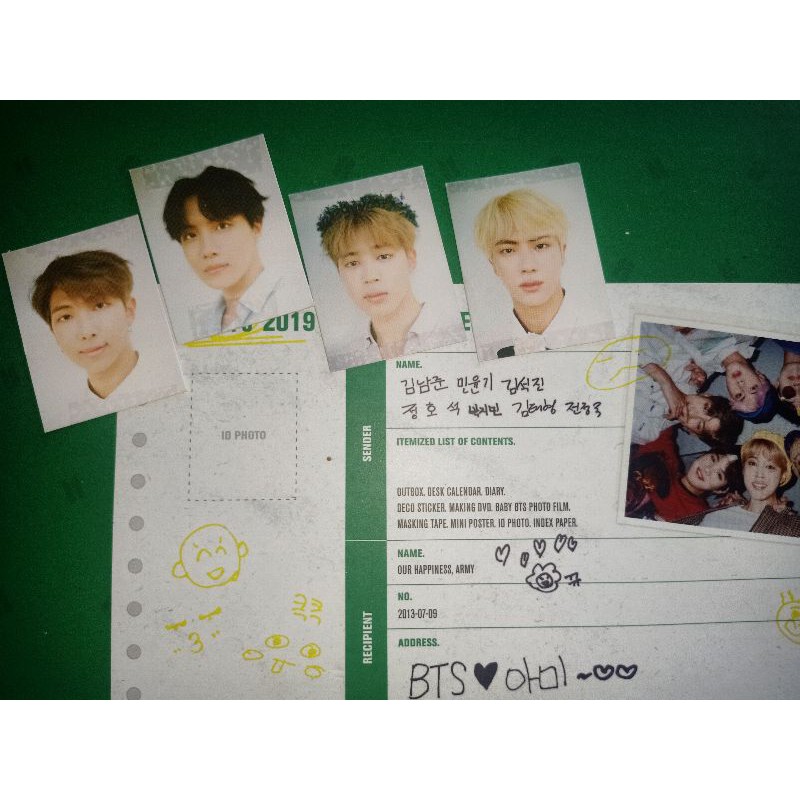 Jual BTS ID Photo set (Namjoon, Jhope, Jimin, Seokjin) | Shopee Indonesia