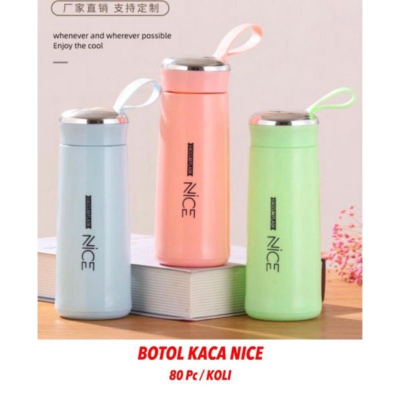 Jual botol kaca nice nonbox / botol kaca / botol / botol souvenir ...