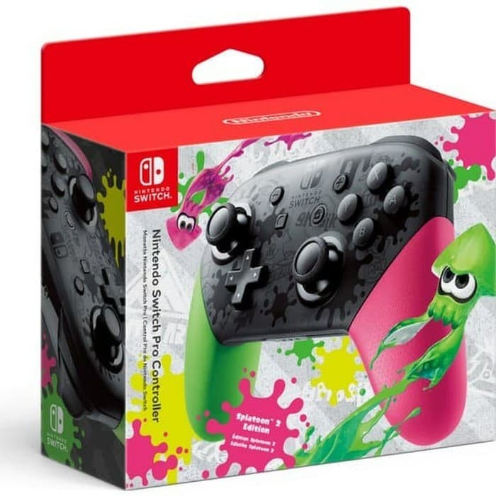 Jual NINTENDO SWITCH PRO CONTROLLER (SPLATOON 2 EDITION) | Shopee Indonesia