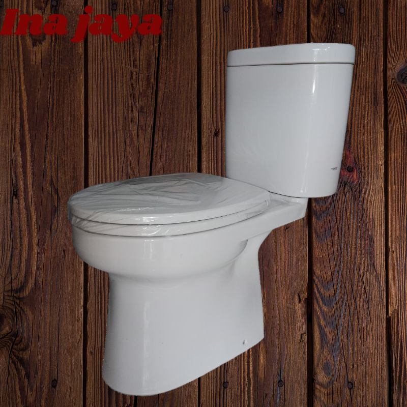 Jual INAJAYA Closet duduk toto cw421j/sw420jp warna putih closed klosed ...