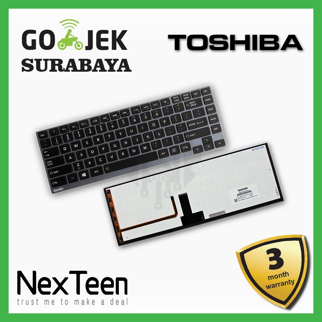 Jual Original Keyboard Laptop Toshiba Portege R700 R705 R830 R835 R930 ...