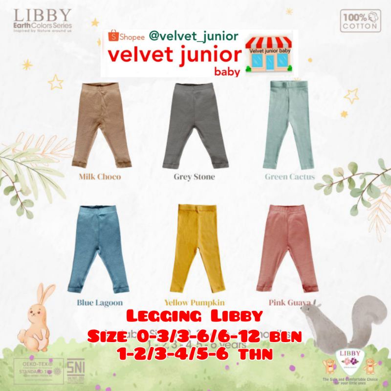 Jual Libby Earth Colour Leggings 0-6 Tahun (1 Pcs / Pack) | Shopee Indonesia