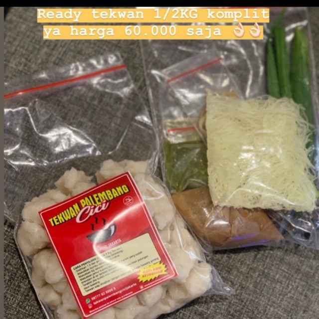 Jual Tekwan komplit 1/2 KG | Shopee Indonesia
