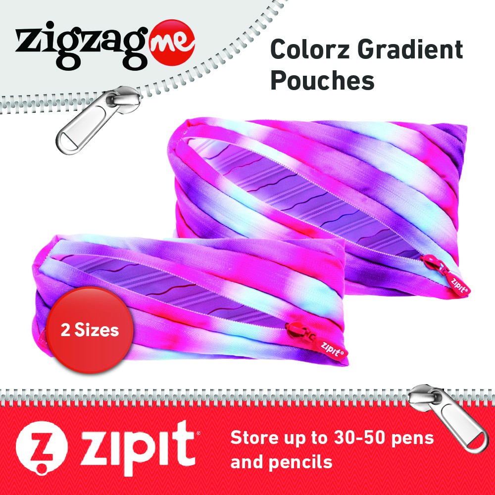 Jual Zipit Fresh Twister Pouch Gradient Kotak Pensil Serbaguna ...