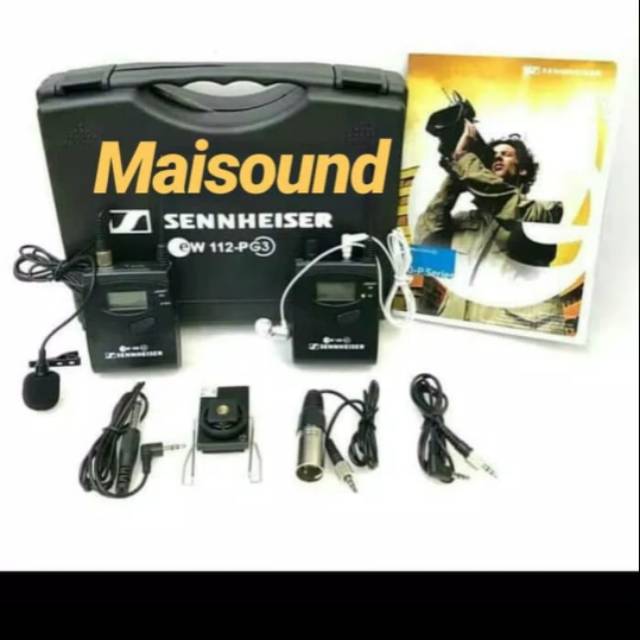 Jual EAR MONITOR SENNHEISER EW 112 PG3 MIC EW112 PG3 microphone camera ...
