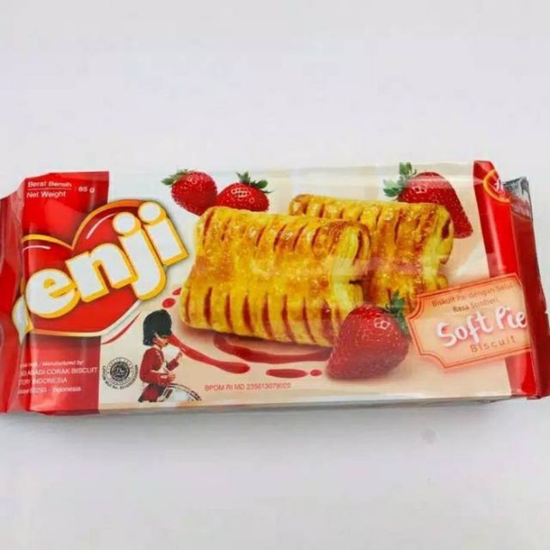 Jual MONDE Genji Soft Pie Rasa Strawberry 85 gr | Shopee Indonesia