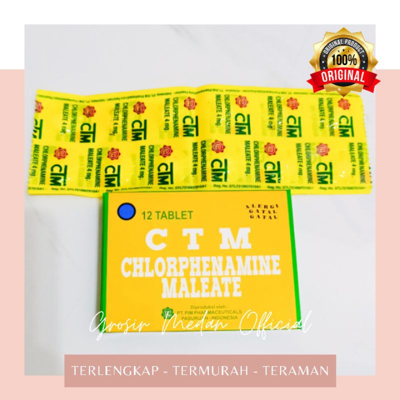 Jual CTM OBAT ANTI ALERGI GATAL ANTIHISTAMIN | Shopee Indonesia