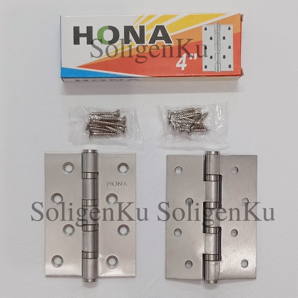 Jual Engsel Soligen 4 Inchi Engsel Pintu 1 pasang Engsel tebal Engsel ...