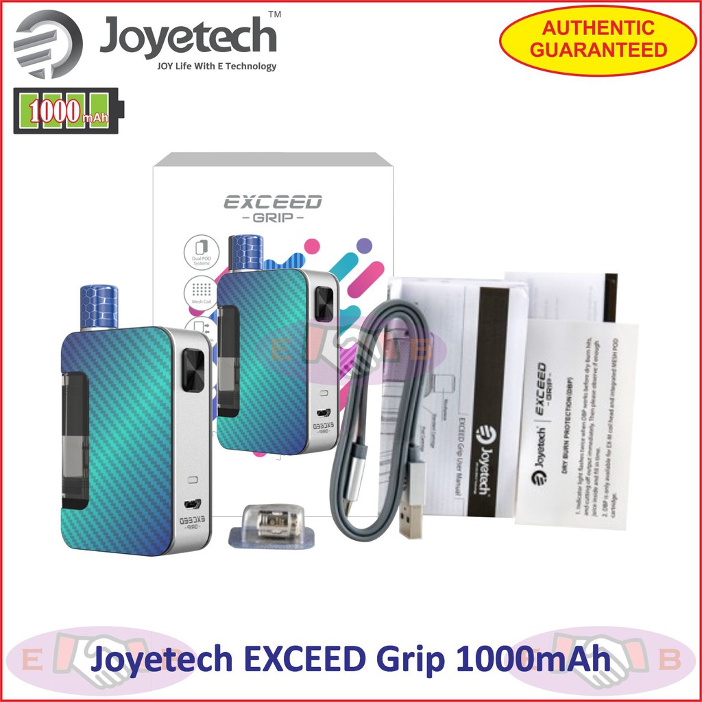 Jual Joyetech Exceed GRIP 1000mAh Smart POD System Vaporizer ...