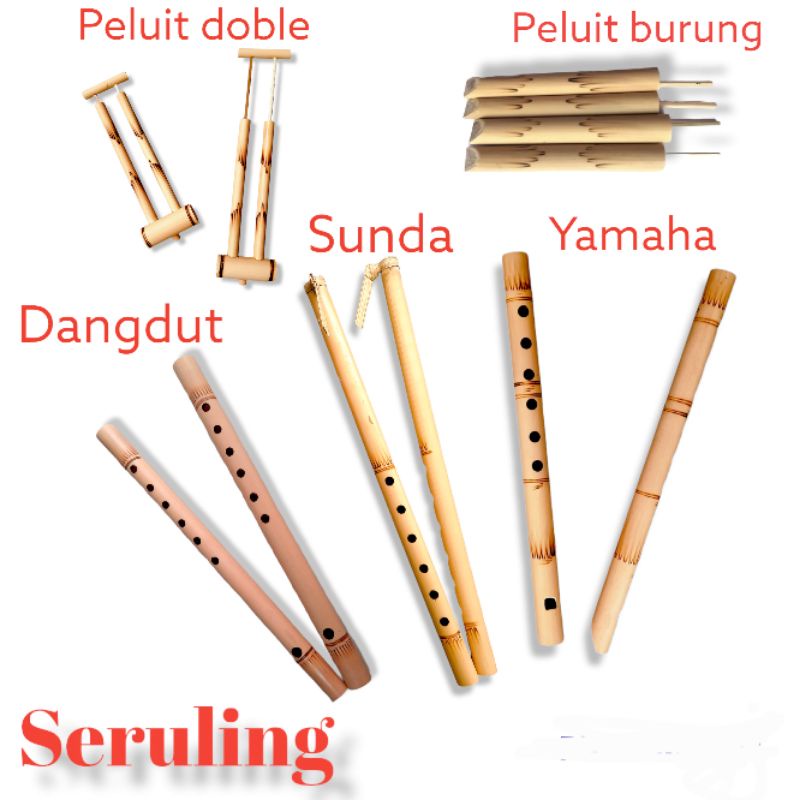 Jual Seruling anak suling dangdut dan peluit burung alat instrumen ...