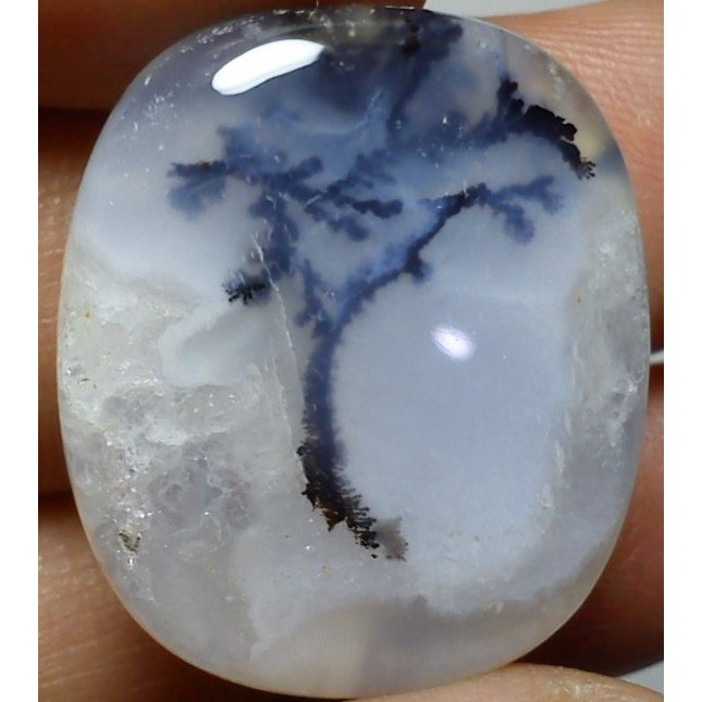 Jual akik putih kristal susup dendrite hitam pola pohon kering | Shopee ...
