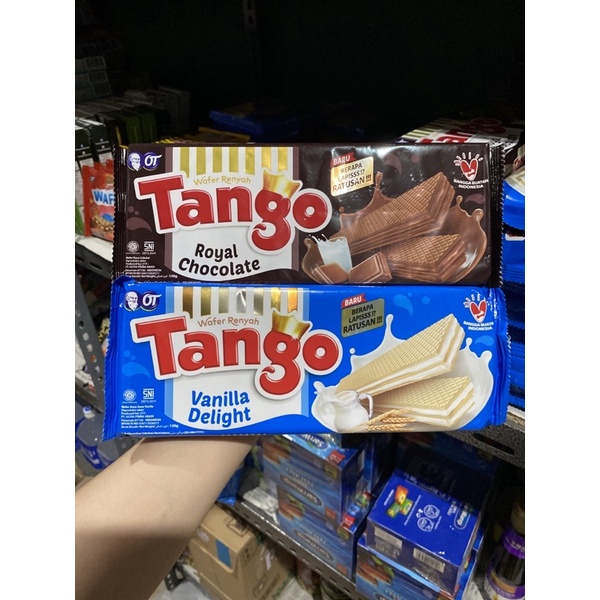 Jual TANGO WAFER COKLAT / KEJU / VANILLA 130GRAM | Shopee Indonesia