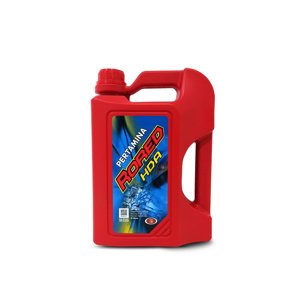 Jual OLI PERTAMINA RORED HDA API GL-5 SAE 140 ISI 4 LITER | Shopee ...