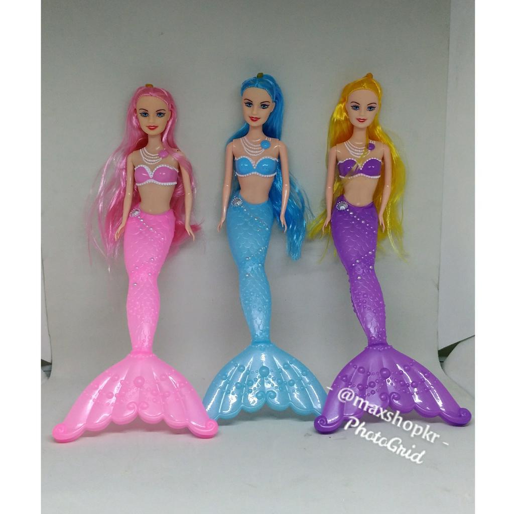 Jual Mainan Boneka Figure Mermaid Boneka Putri Duyung Mainan Mermaid ...
