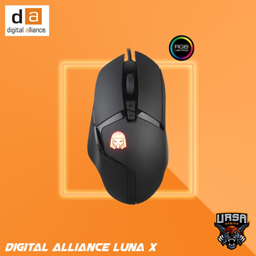Jual Mouse DA Digital Alliance Luna X Ergonomic RGB - Gaming - DA ...