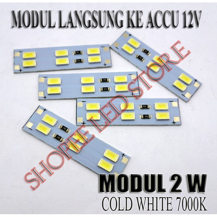 Jual EKONOMIS... !! HPL LED MODUL 2 WATT 12 VOLT 6 LED SMD 5730 2 WATT ...