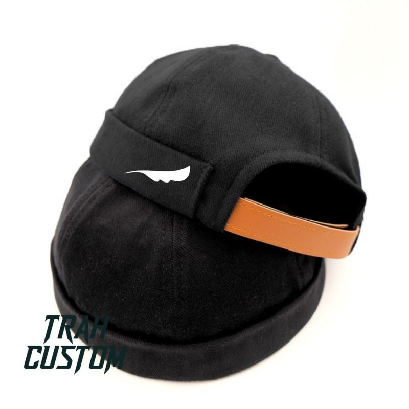 Jual miki hat Noah miki hat brimless peci gaul logo noah topi peci miki ...