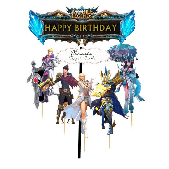 Jual MOBILE LEGEND CAKE TOPPER | Shopee Indonesia