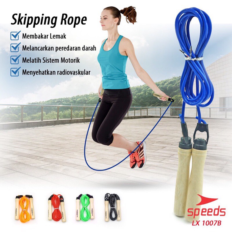 Jual SKIPPING LOMPAT TALI JUMP ROPE ORIGINAL SPEEDS BERKUALITAS ...