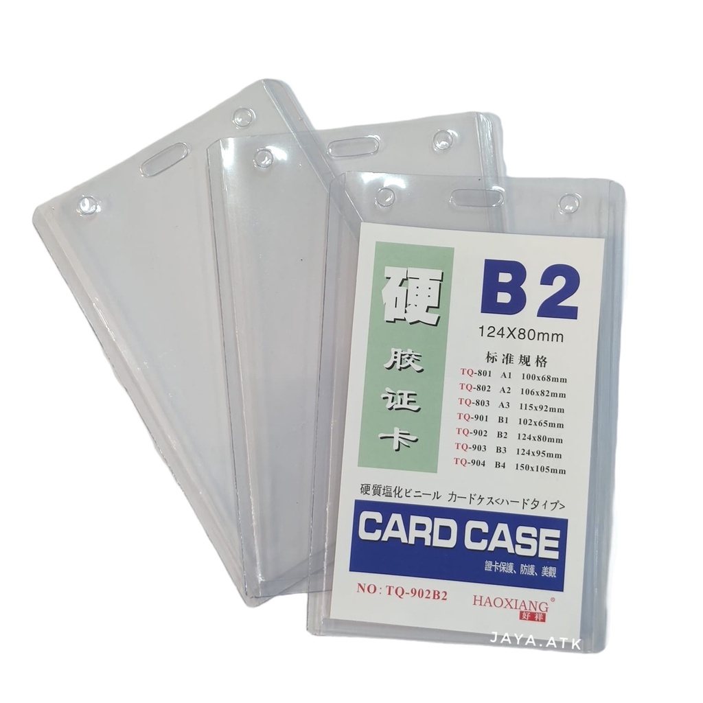 Jual NAME TAG ID CARD B2 124 X 80 MM PLASTIK TEBAL SEMINAR TANPA PENGENAL PANITIA BENING ...