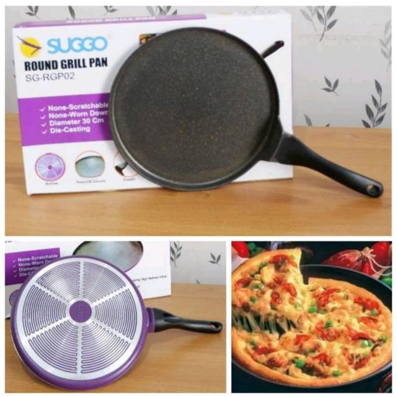 Jual SUGO ROUND GRILL PAN/PANCI GRILL SUGO | Shopee Indonesia