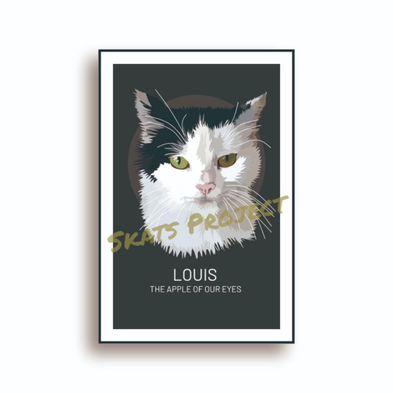 Jual Custom Gambar Kucing+Quotes/Nama Kucing | Shopee Indonesia