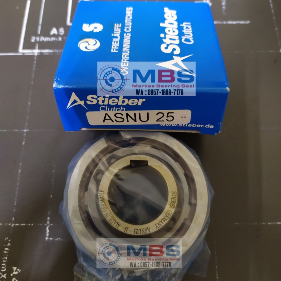 Jual BEARING CLUTCH ONE WAY ASNU 25 MERK STIEBER AS NU 25 | Shopee ...