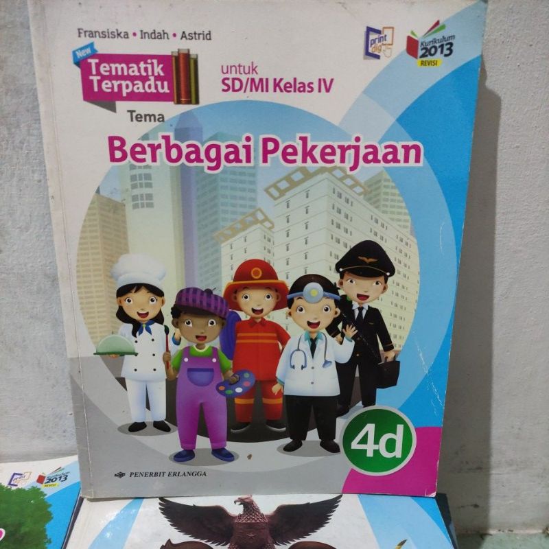 Jual Buku Bekas Tematik Terpadu 4d Penerbit Erlangga Berbagai Pekerjaan