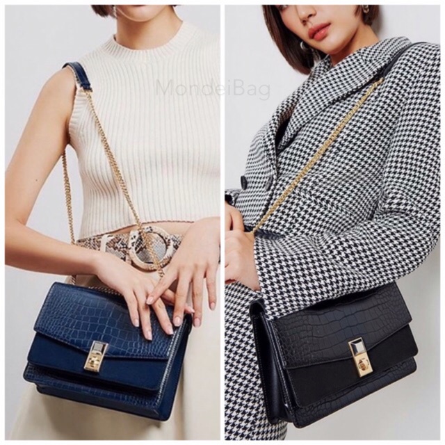 Jual ORIGINAL !! Pedr0 two-tone croc effect bag / tas pdro selempang ...