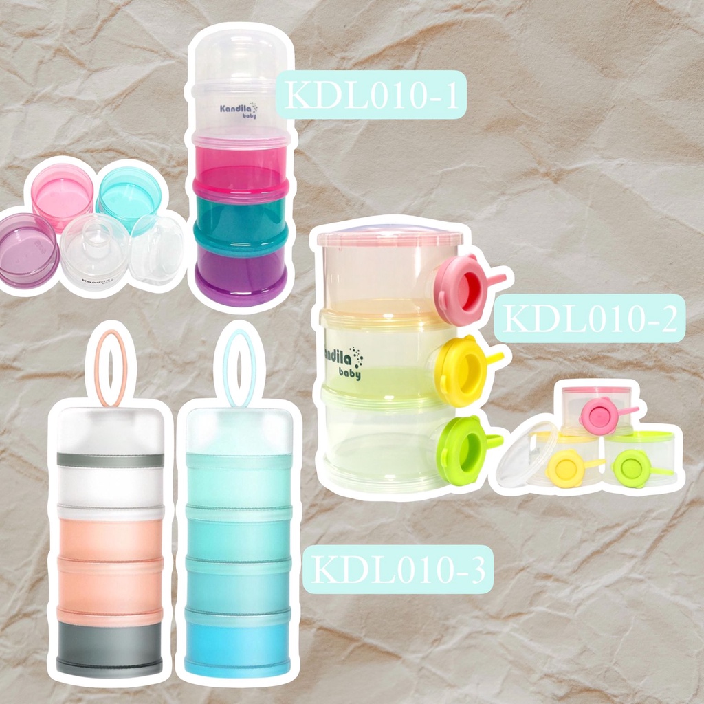 Jual Castle - Kandila MIlk Powder Clear Container 3Layer & $Layer ...
