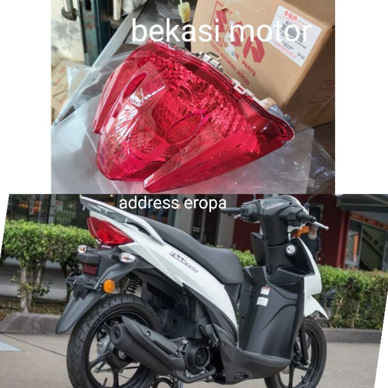 Jual lampu belakang stoplamp suzuki address eropa original | Shopee ...