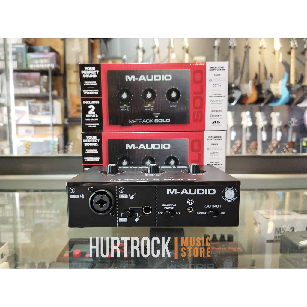 Jual M-Audio M-Track Solo Soundcard Recording | Shopee Indonesia