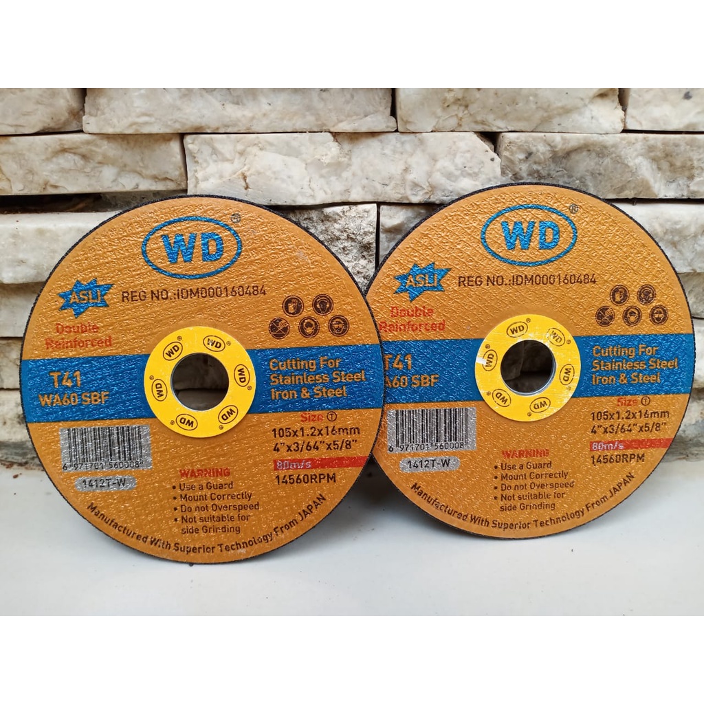 Jual Cutting disc WD - batu potong WD 4 inch | Shopee Indonesia