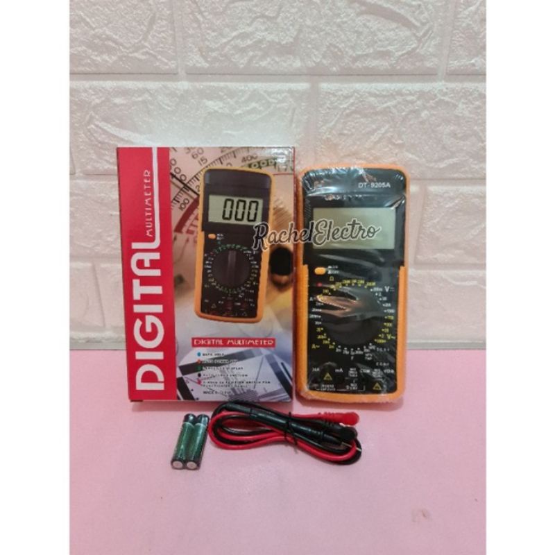 Jual Multi Tester DT 9205 Multitester Digital DT9205 Alat Ukur Tester ...