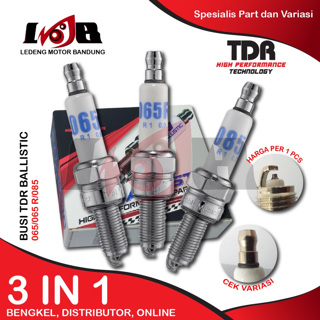 Jual Busi TDR Ballistic 065 R 085 Motor Matic Bebek Sport | Shopee Indonesia