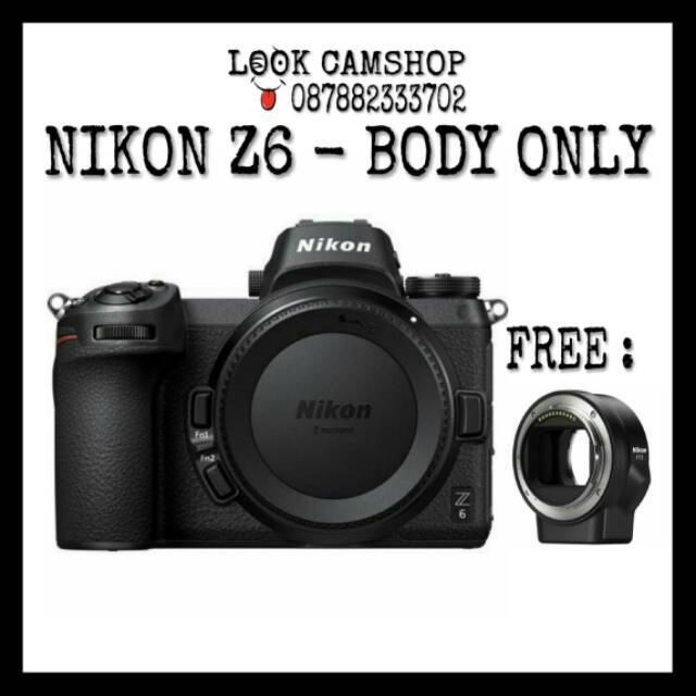 Jual KAMERA MIRRORLESS NIKON Z6 Z 6 - BODY ONLY | Shopee Indonesia