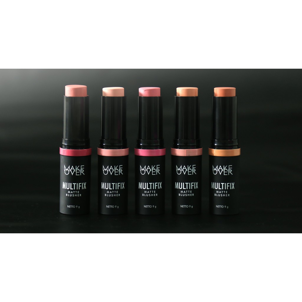 Jual MAKEOVER Multifix Matte Make Over Blusher Blush On Makeover bluh ...