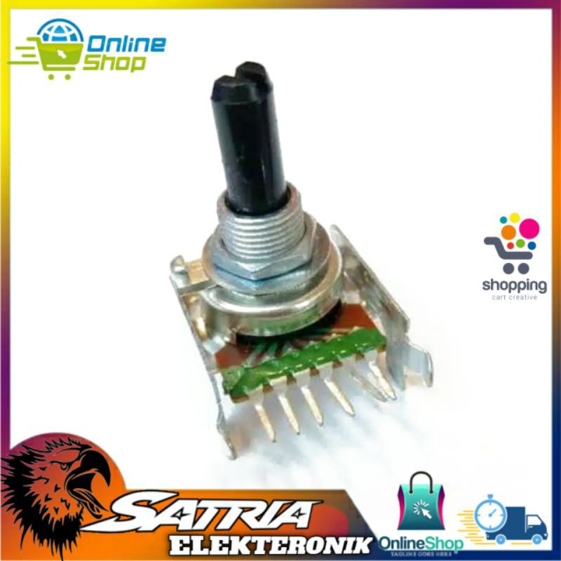 Jual Potensio Putar Potensio Drat 6 pin Kaki Lurus 50k | Shopee Indonesia