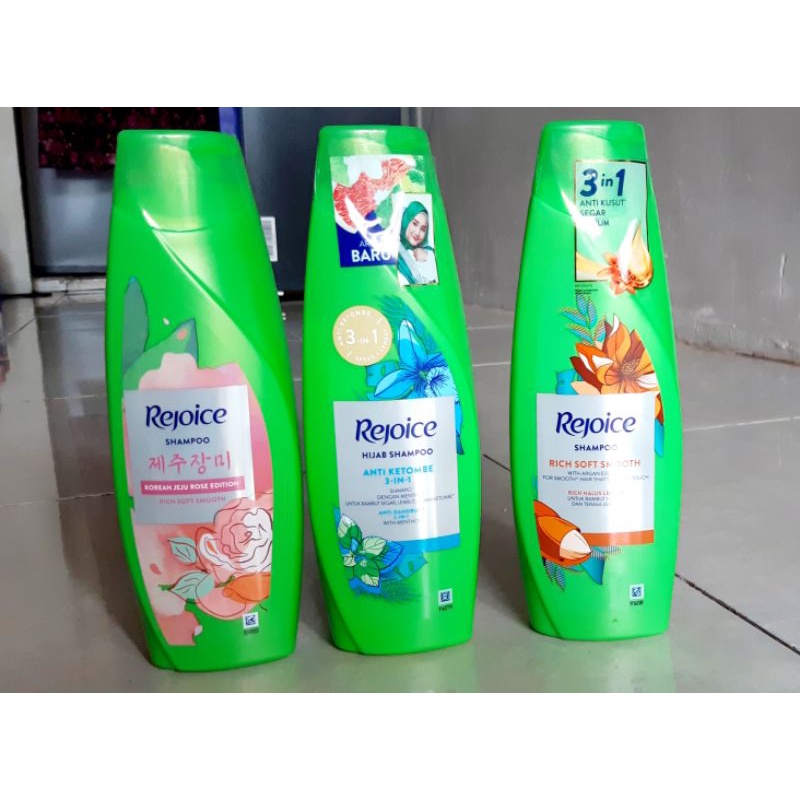 Jual SAMPO REJOICE VARIAN RICH SOFT ANTI KETOMBE KOREAN JEJU 340 ML | Shopee Indonesia