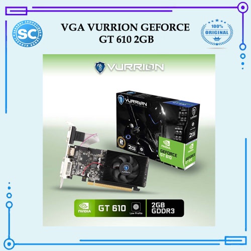 Jual VGA VURRION GEFORCE GT 610 2GB | Shopee Indonesia