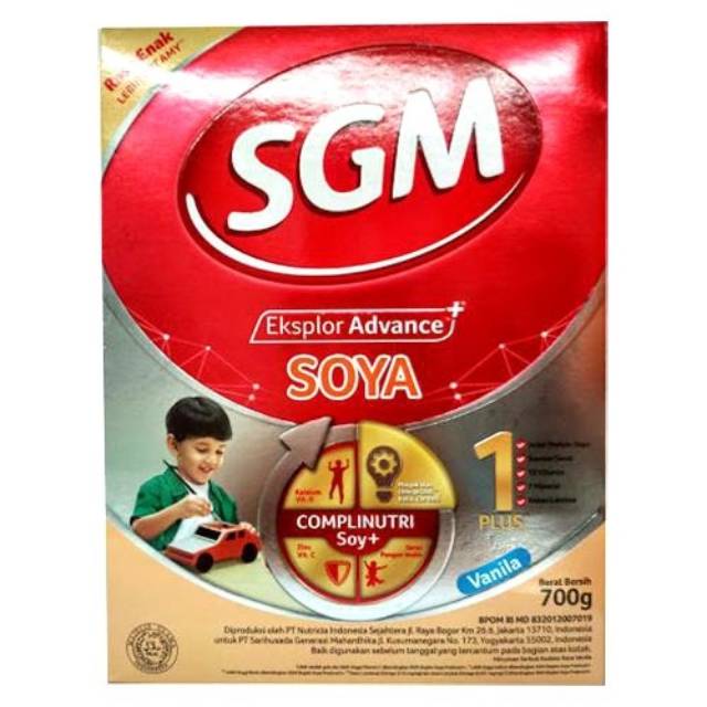 Jual SGM Soya 1+ 700gr rasa Vanilla dan Madu EXP 2022 | Shopee Indonesia