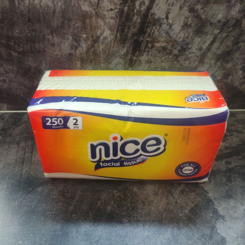 Jual tissue facial nice 250sheets 2ply | Shopee Indonesia