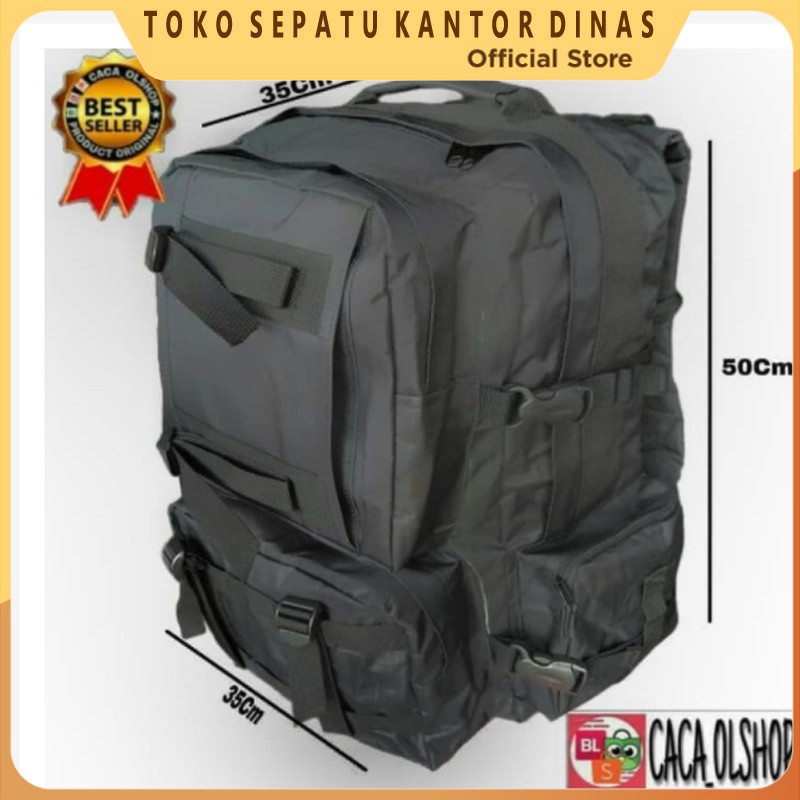 Jual Termurah Tas|Ransel Hitam Brimob Model Lebanon Besar Standar Polri ...