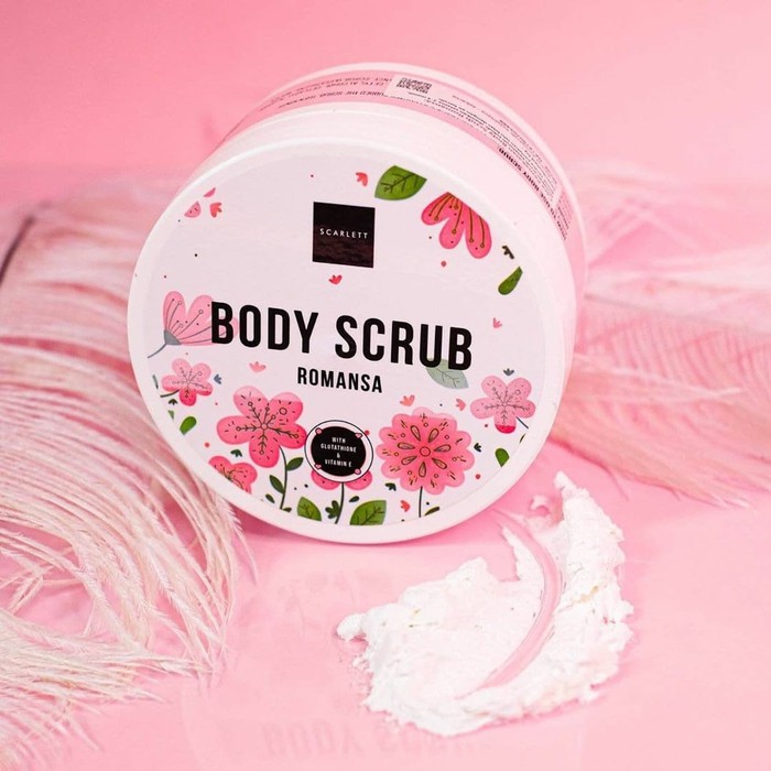 Jual SCARLETT BODY SCRUB ROMANSA ORIGINAL BPOM - LULUR ROMANSA SCARLETT ...