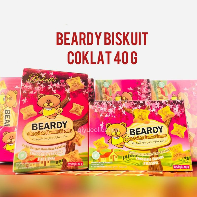 Jual Beardy Biskuit Coklat Hello Panda Cemilan Anak Murah 40gr | Shopee ...