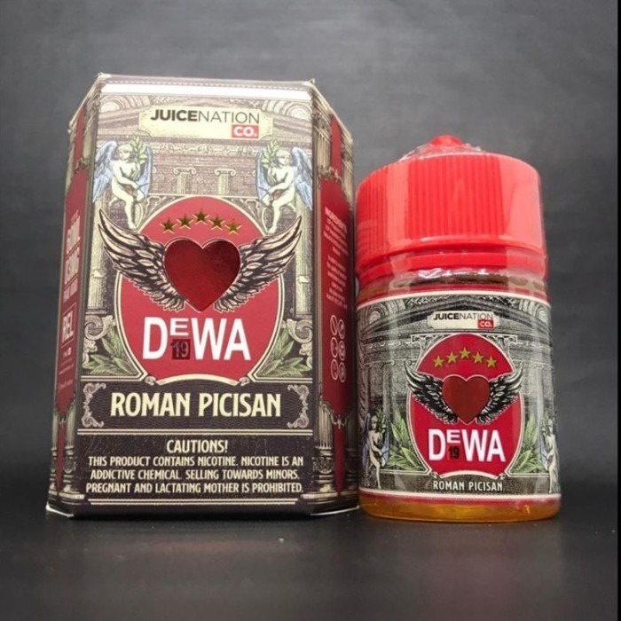 Jual ROMAN PICISAN STRAWBERRY YOGHURT 60ML BY DEWA19 X JUICENATION E ...