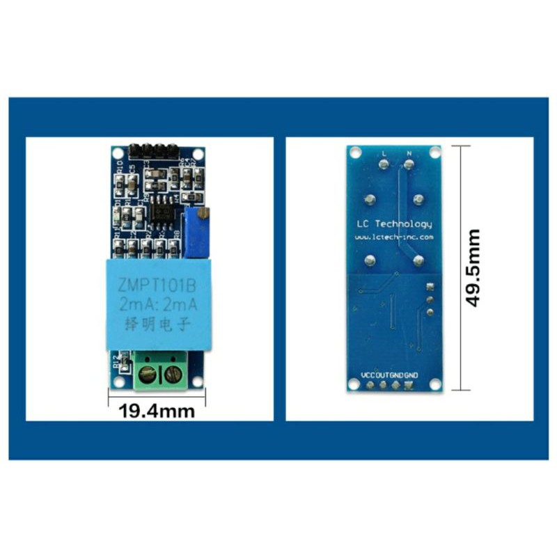 Jual ZMPT101B Single Phase Voltage Sensor 220V 250V AC Sensor Tegangan ...