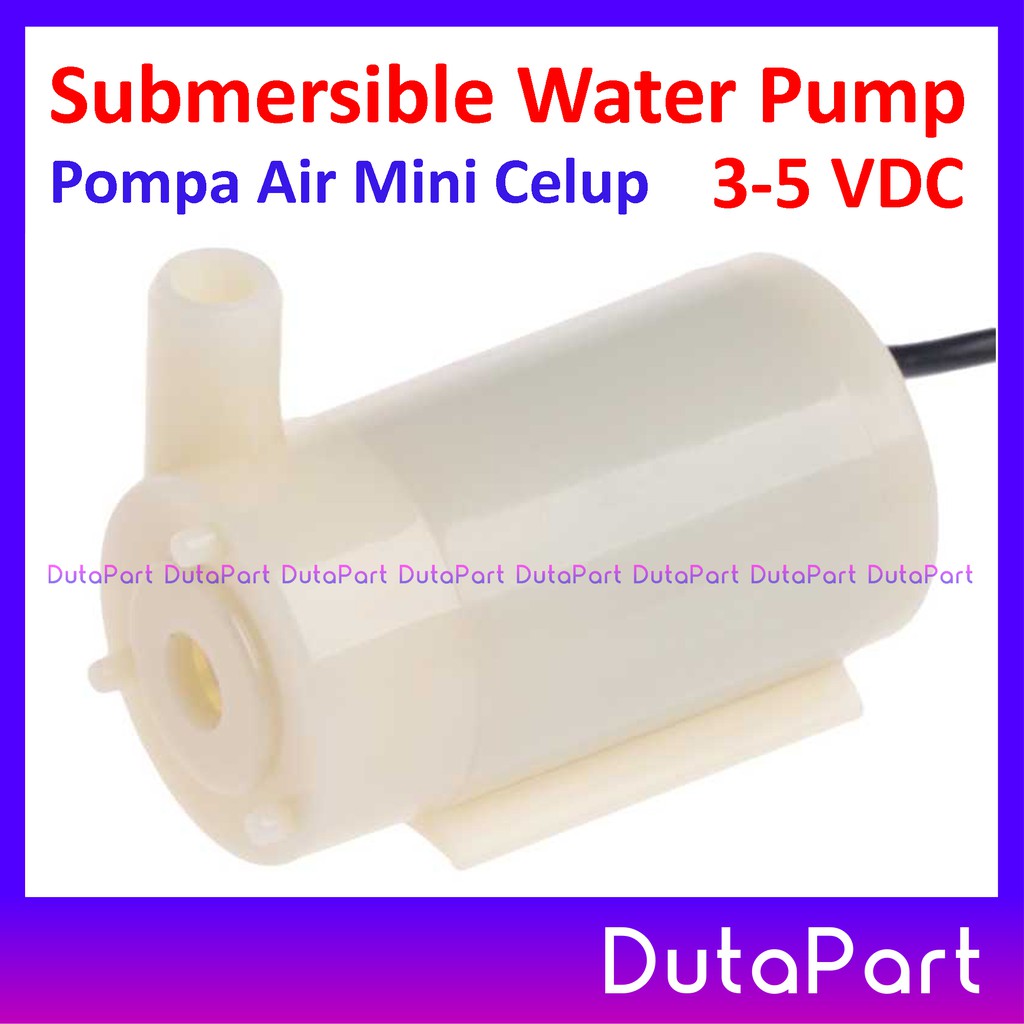 Jual Submersible Water Pump DC 3-5V Pompa Air Celup Mini Micro Water ...